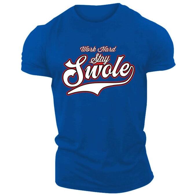 Buy Allrj Stay Swole Flex Tee - ALLRJ